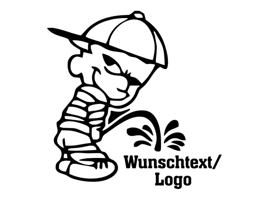 Piss Man Sticker | Personalized | Bad Boy | Peeing | Car Sticker ...