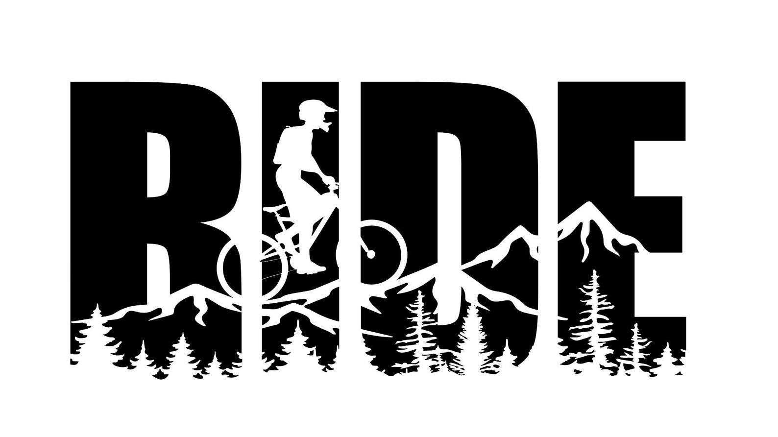 Sticker RIDE | Personalized | Mountain Bike | Car Sticker | Motorcycle ...
