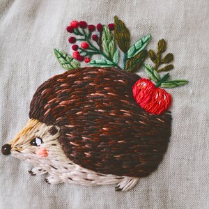 Modern Handmade Embroidery Hedgehog Kids Clothes - Etsy