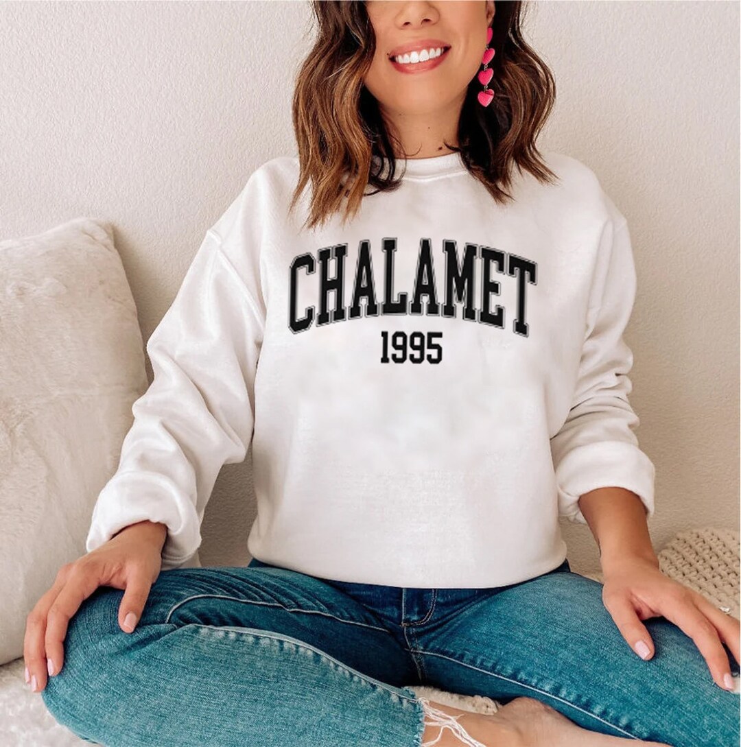 Timothee Chalamet 1995 Crewneck Sweatshirt - Etsy