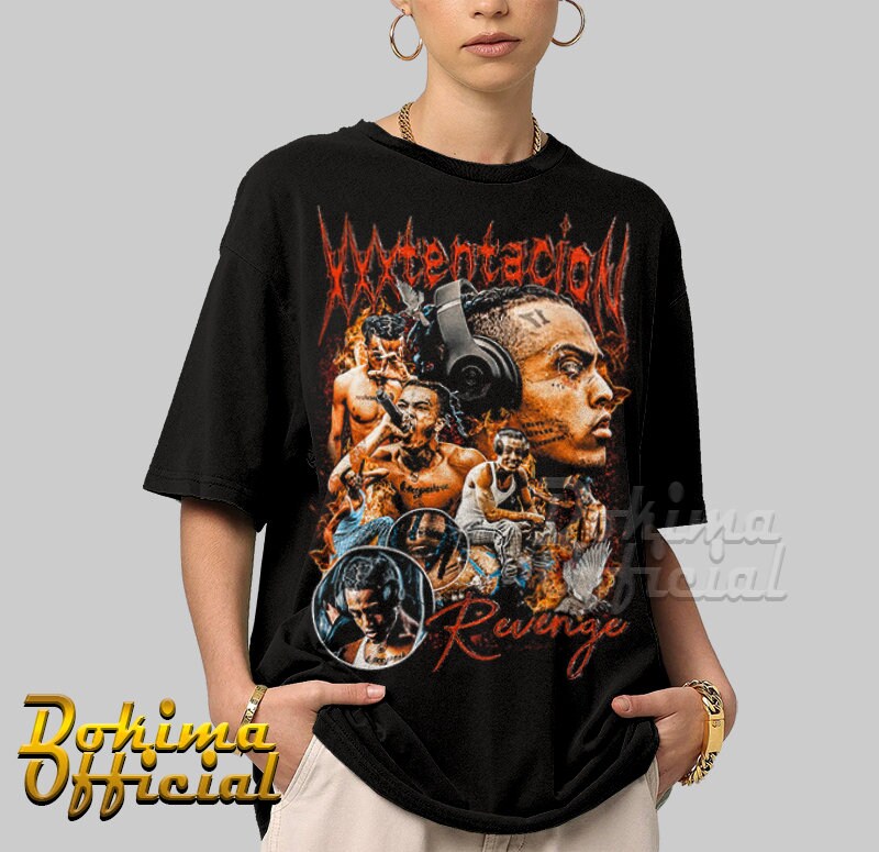 Vintage 90s Bootleg Style Xxxtentacion T-shirt, Xxxtentacion Vintage 90s Bootleg Style Xxxtentacion T-shirt, Xxxtentacion