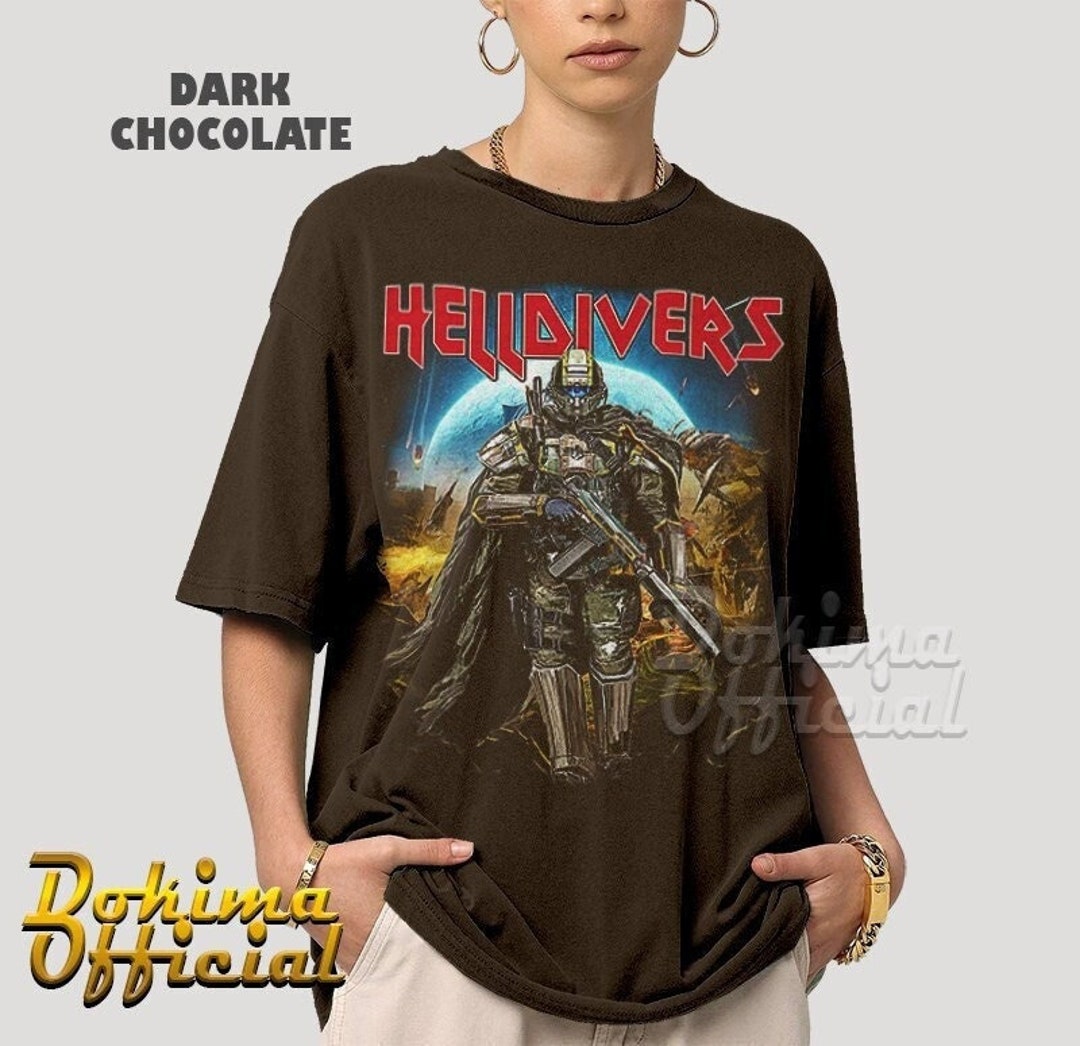 Helldivers T-shirt, Helldivers Art Shirt, for Democracy Tee, Helldivers Fan Gift, Video Games ...