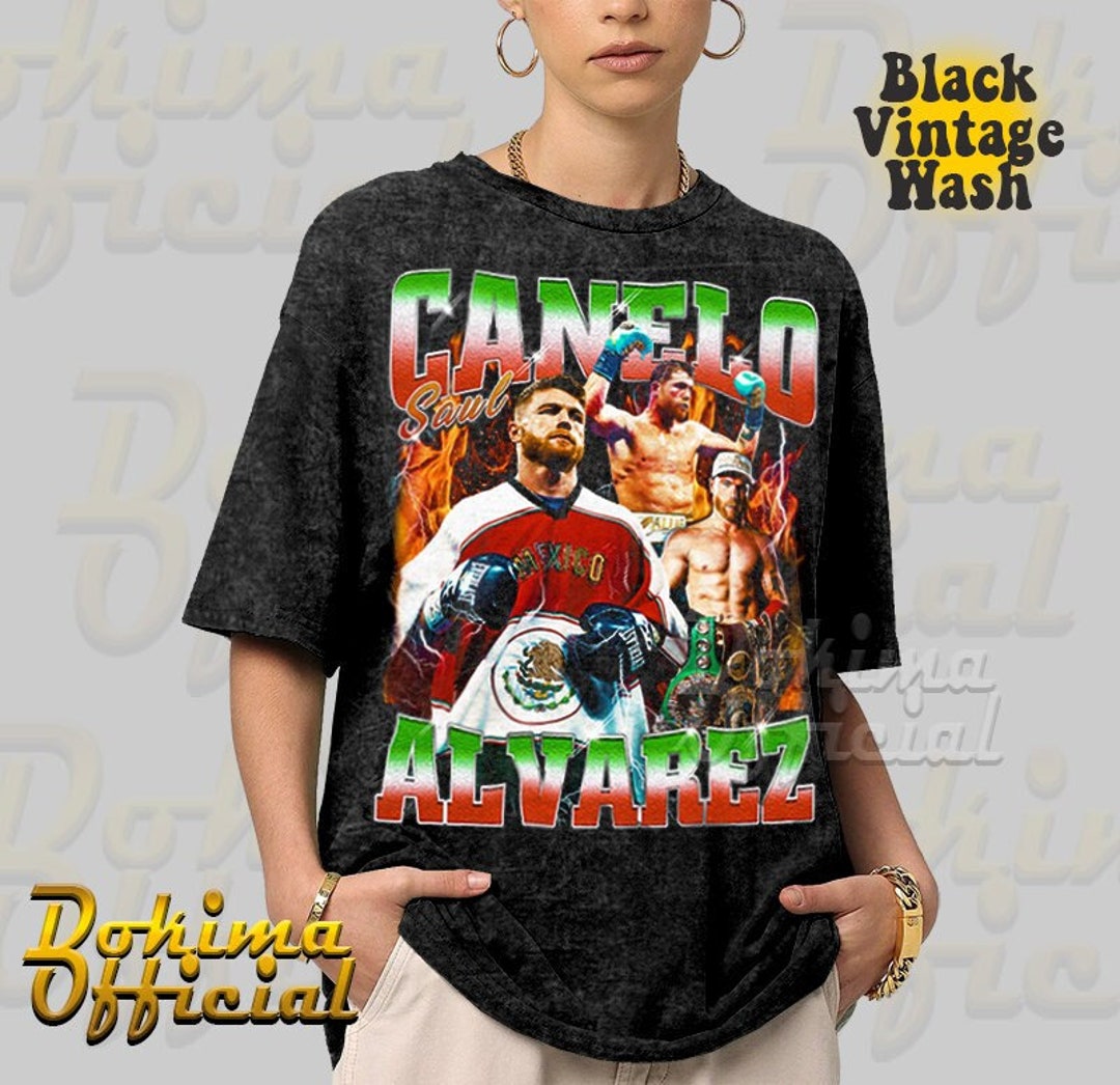 Vintage Wash Canelo Alvarez Shirt | Boxing 90s Retro Vintage Tshirt ...