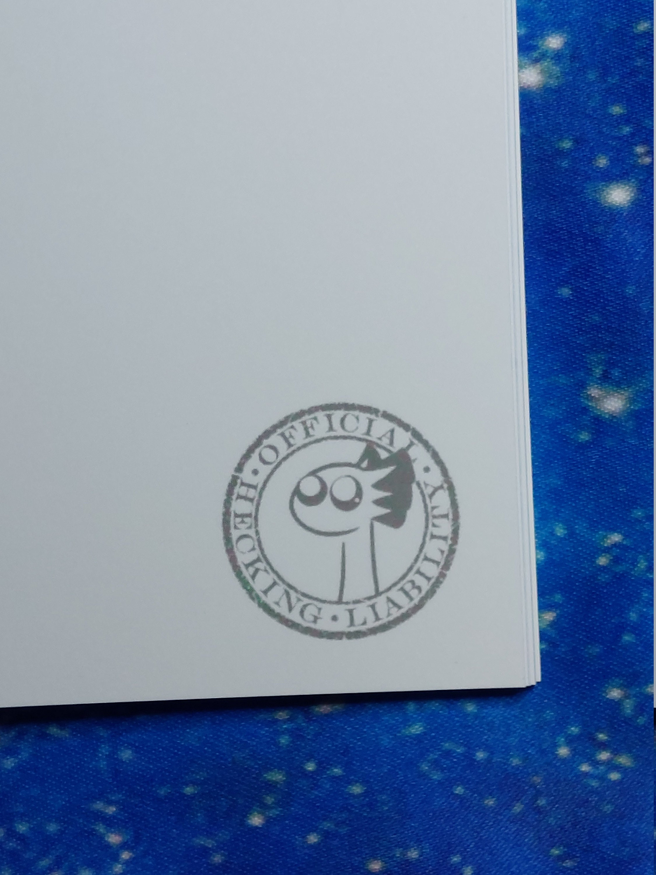 Space Axolotl: Official Hecking Liability Notebook - Etsy