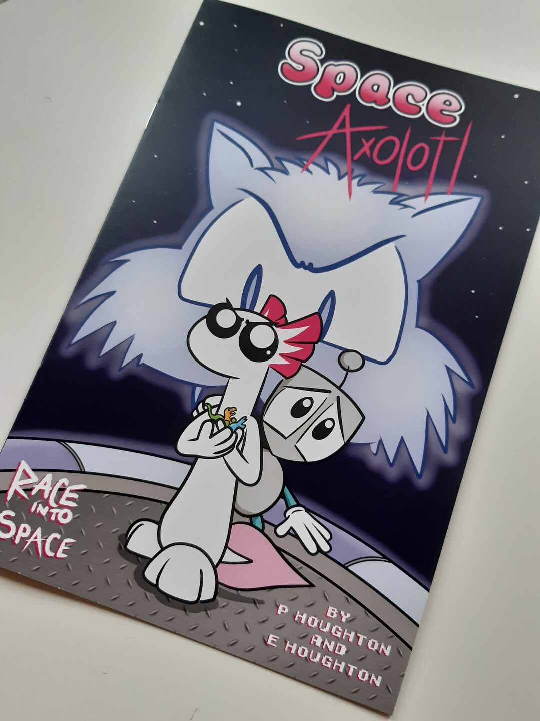 Space Axolotl: Race Into Space - Etsy