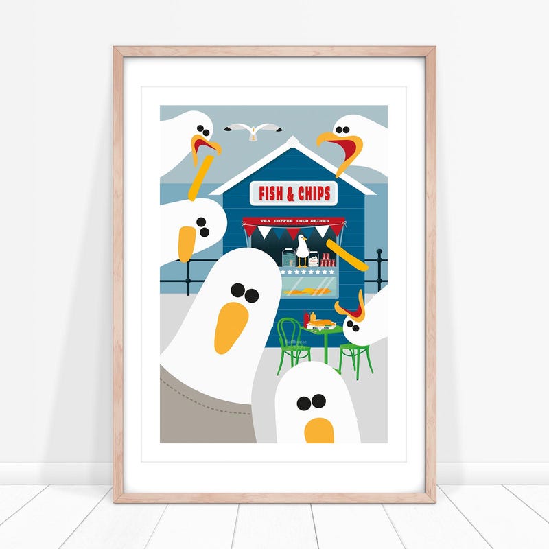 Blue Chips Poster - Etsy UK