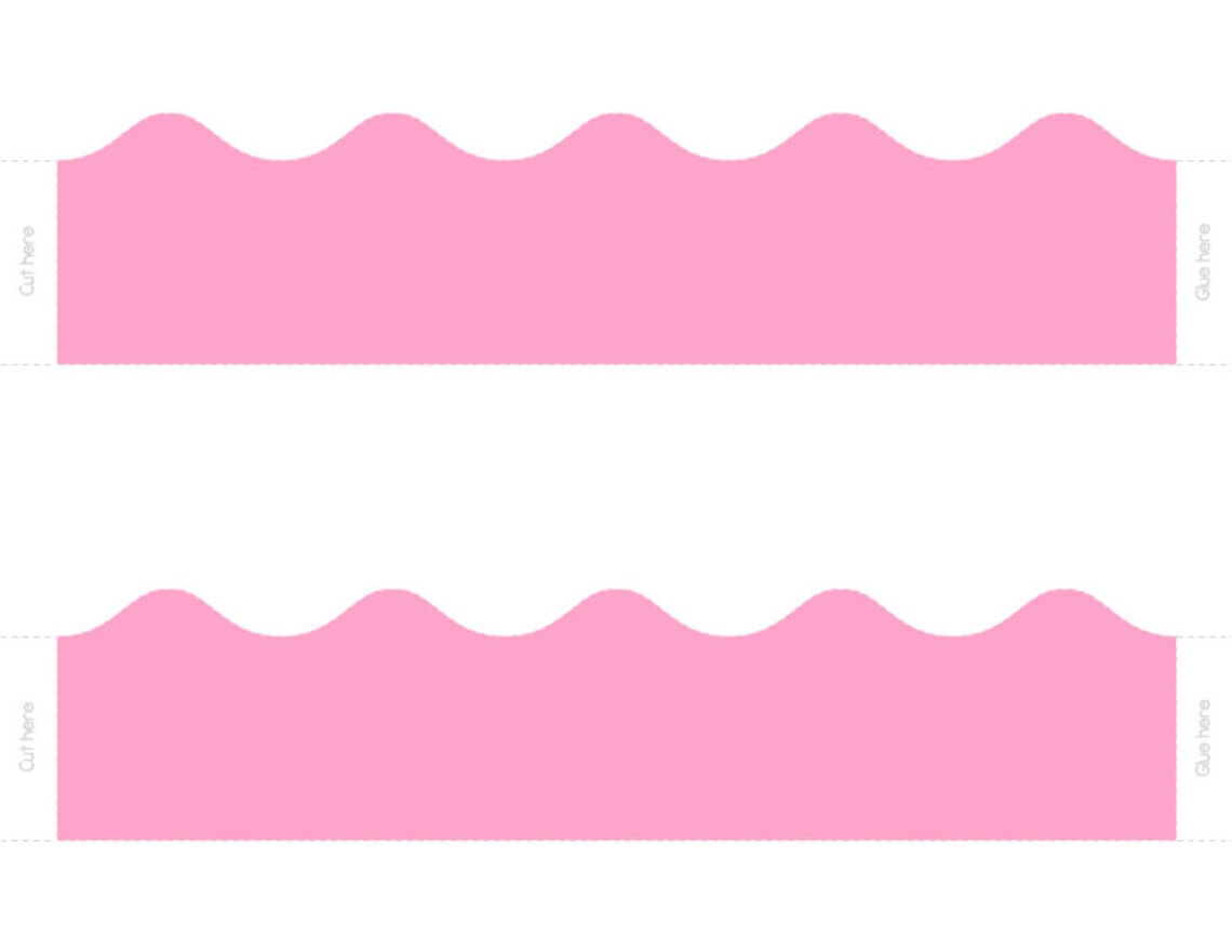 Pastel Rainbow Solid Color Bulletin Board Borders - Etsy