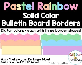 Pastel Bulletin Board - Etsy