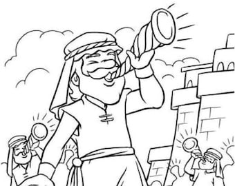 Fall Of Jericho Coloring Pages
