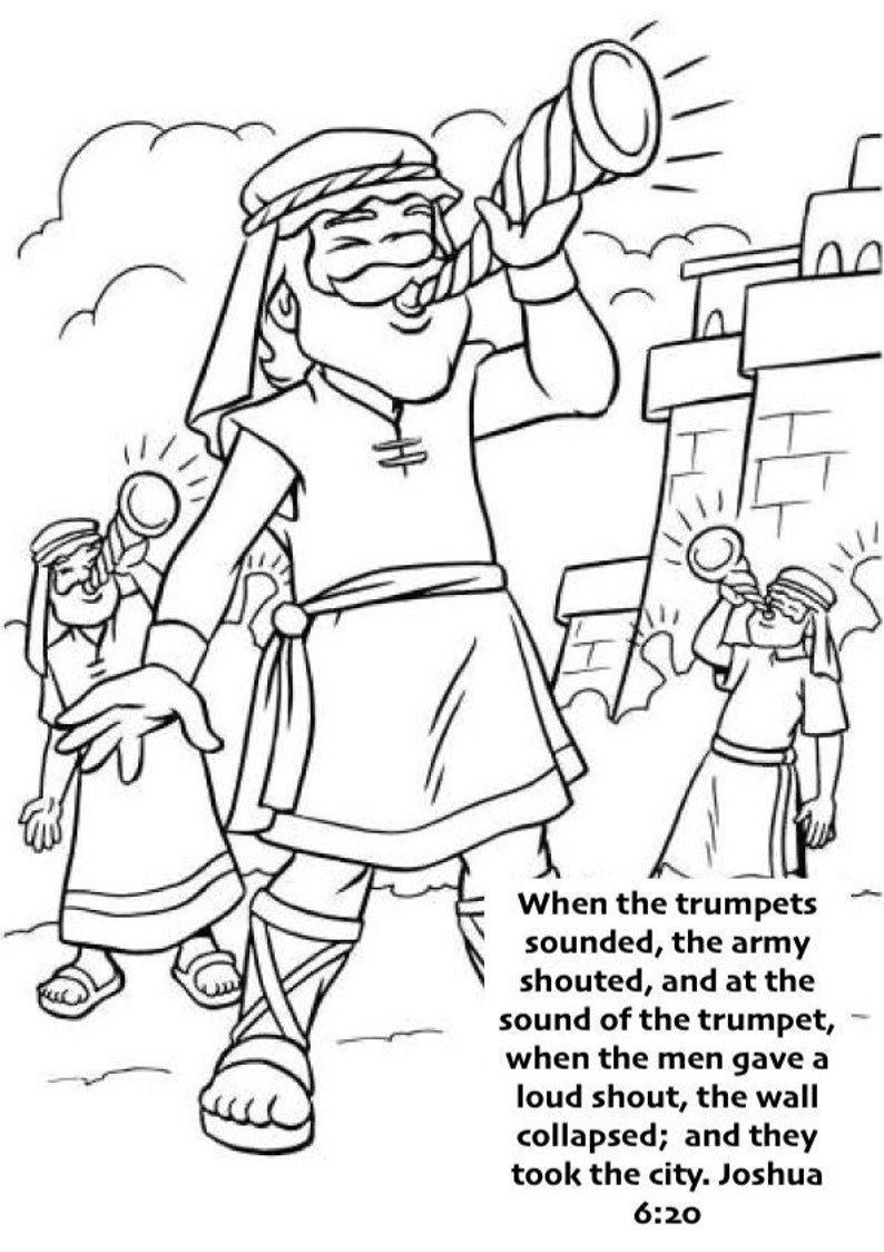 Jericho Coloring Page - Etsy