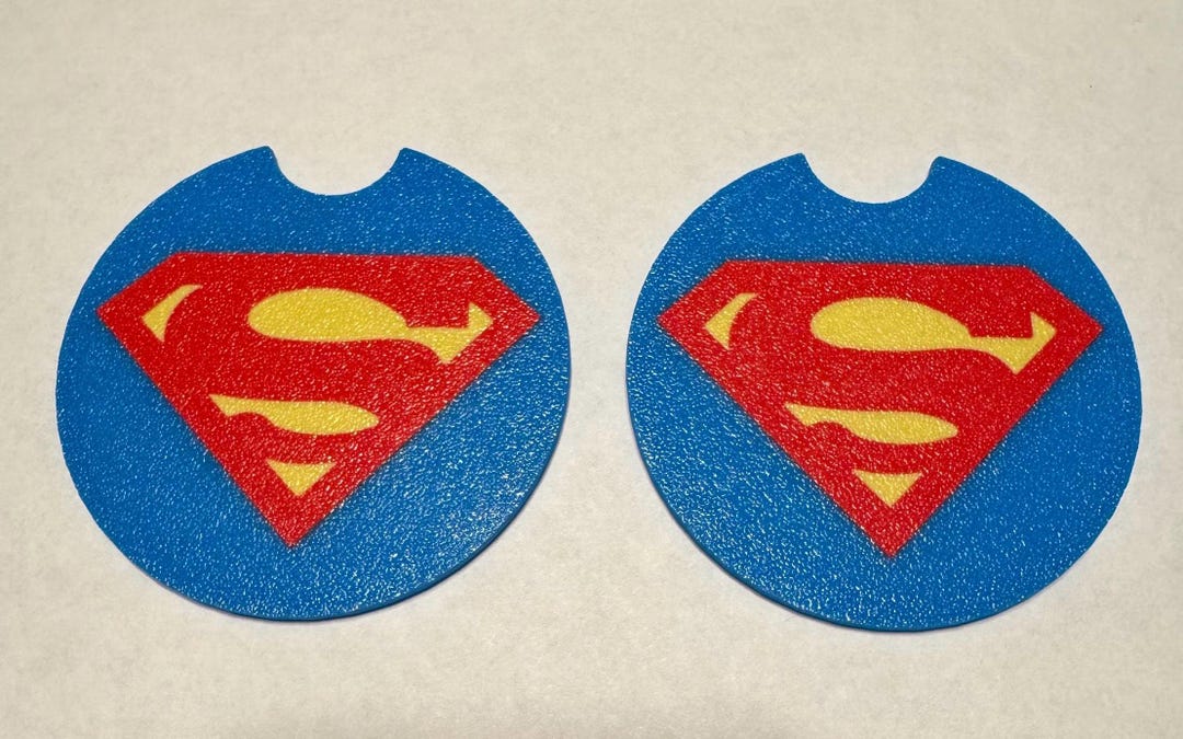Superman Car Coasters - Etsy