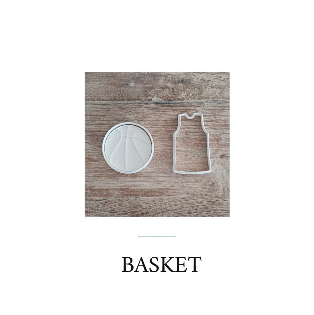 Cookie Cutter Basketball Shortbread Cookie Stamp European PLA Cookie ...