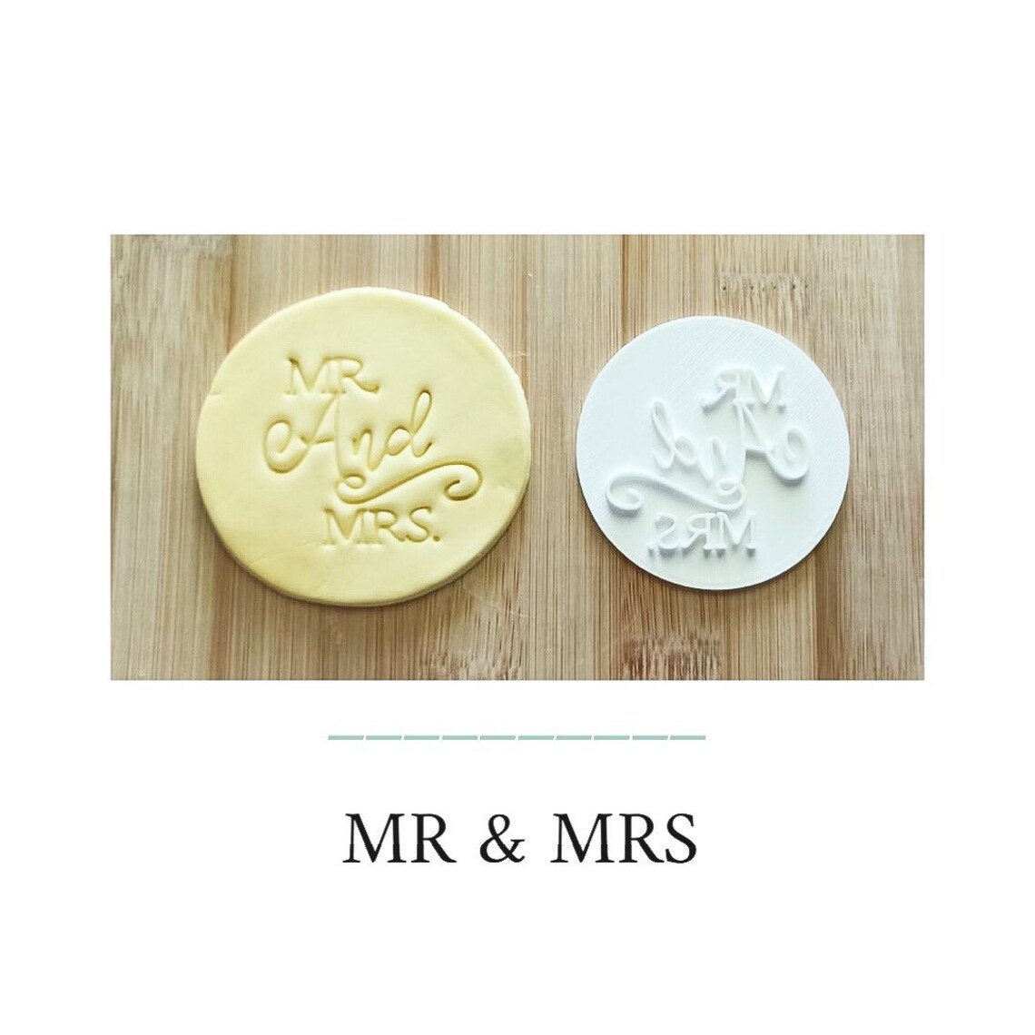 Mr. Mr. Mrs. Shortbread Biscuit Stamp European PLA cookie | Etsy