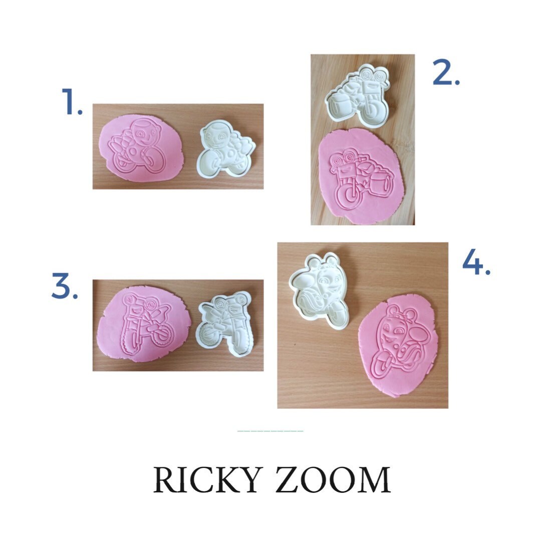 Cookie Cutter Biscuit Stamp Shortbread Ricky Zoom - Etsy