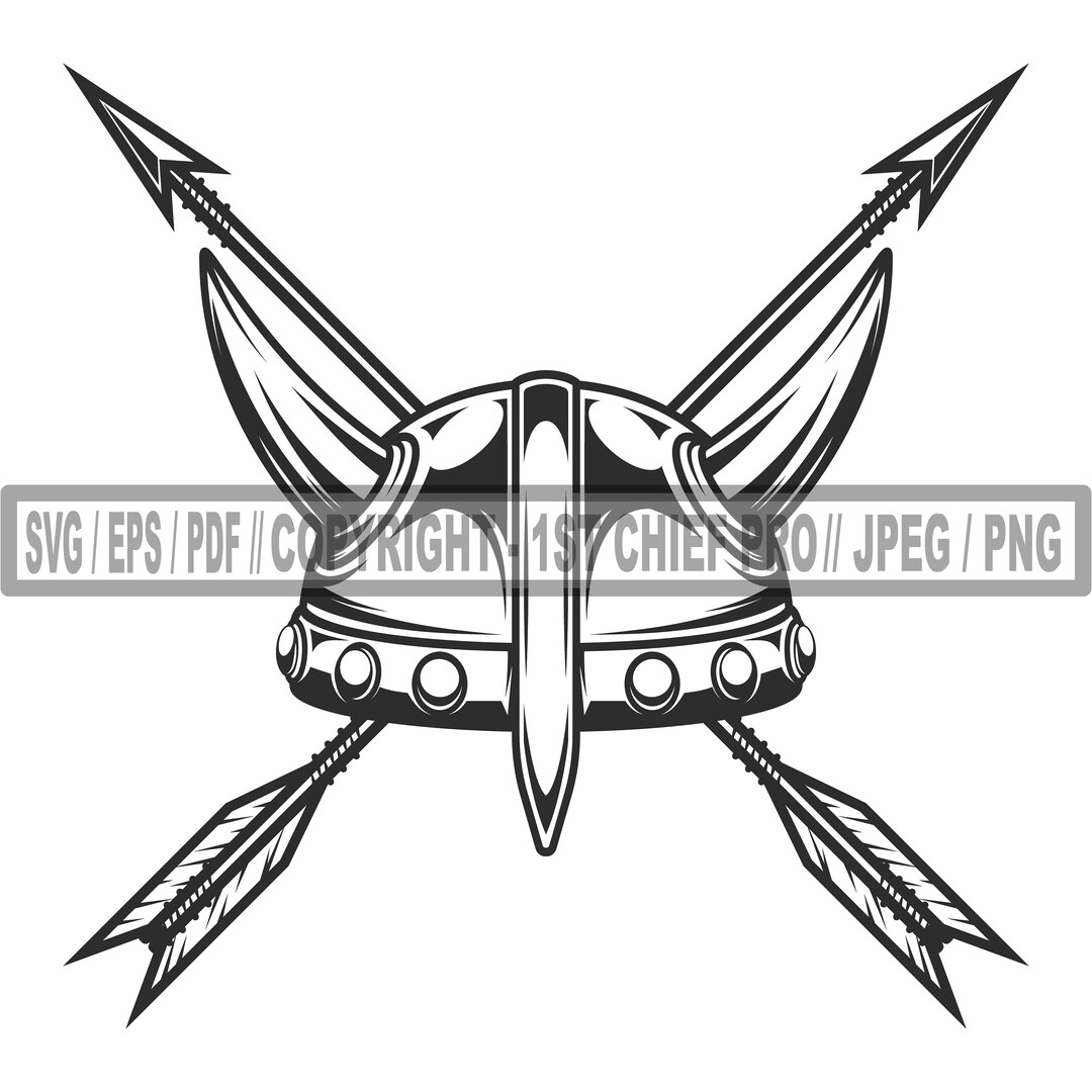 Wikinger Helm svg und kreuzer Pfeil svg. Pfeil svg mit Pfeilspitze svg ...