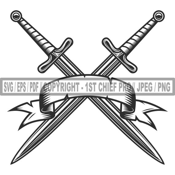 Sword Clipart Black And White
