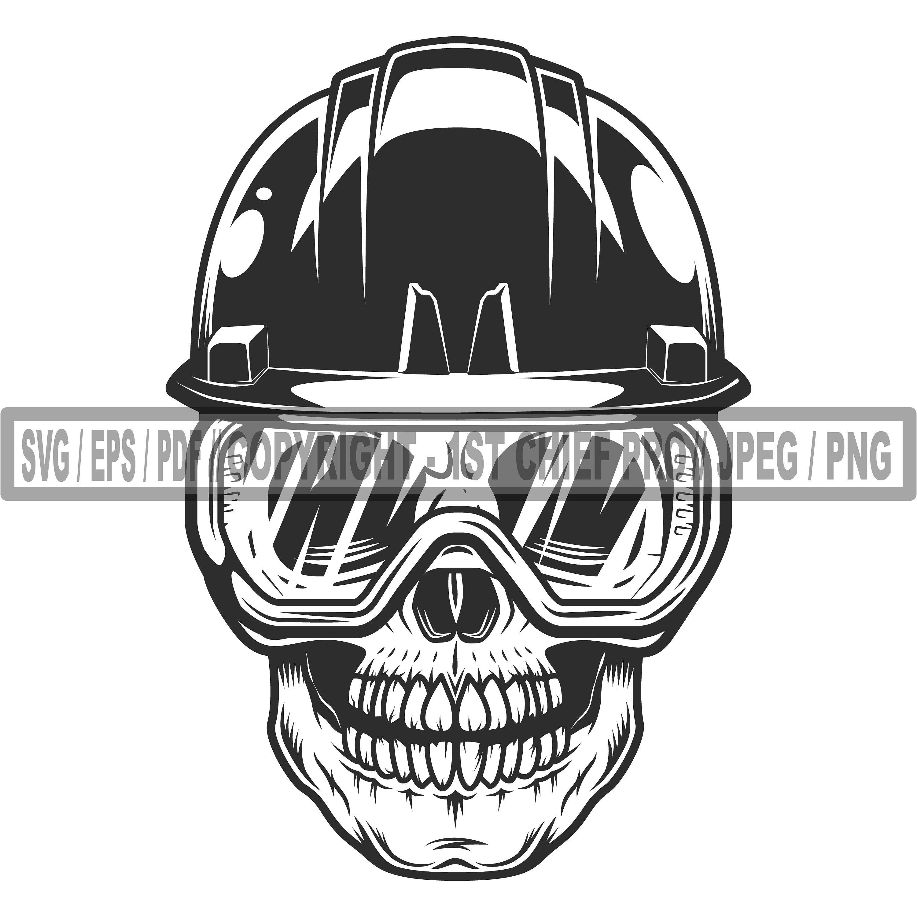 Skull Svg in Helmet Svg and Glasses Svg Tool Svg. Helmet Svg on Skull ...