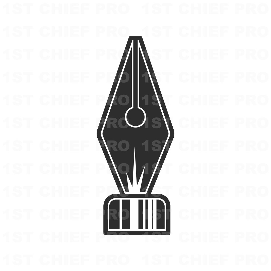 Fountain Pen SVG, Pen SVG, Ink Pen SVG, Pen Clipart, Pen Vector, Pen ...