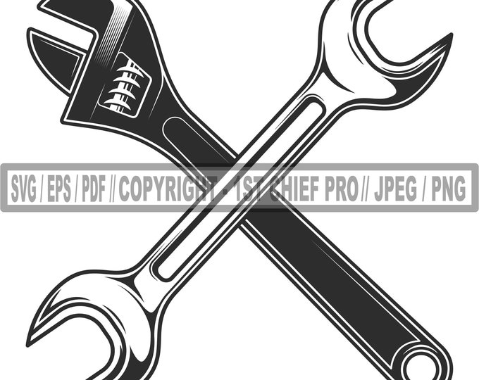 Wrenches SVG, Wrench Png, Wrench Svg, Spanner Bundle Svg, Wrench Bundle ...