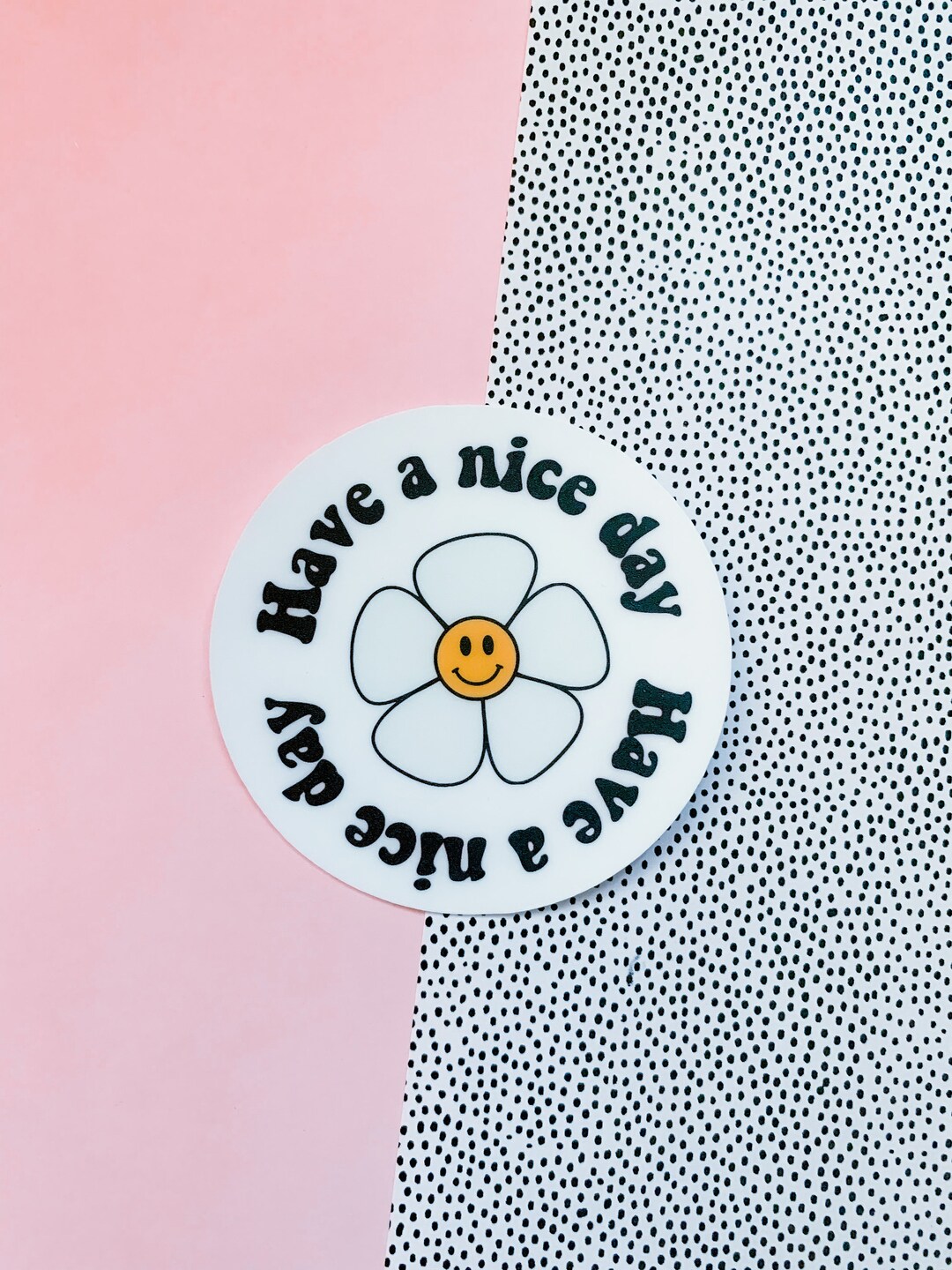 Have a Nice Day Waterproof Sticker Water Bottle Sticker - Etsy