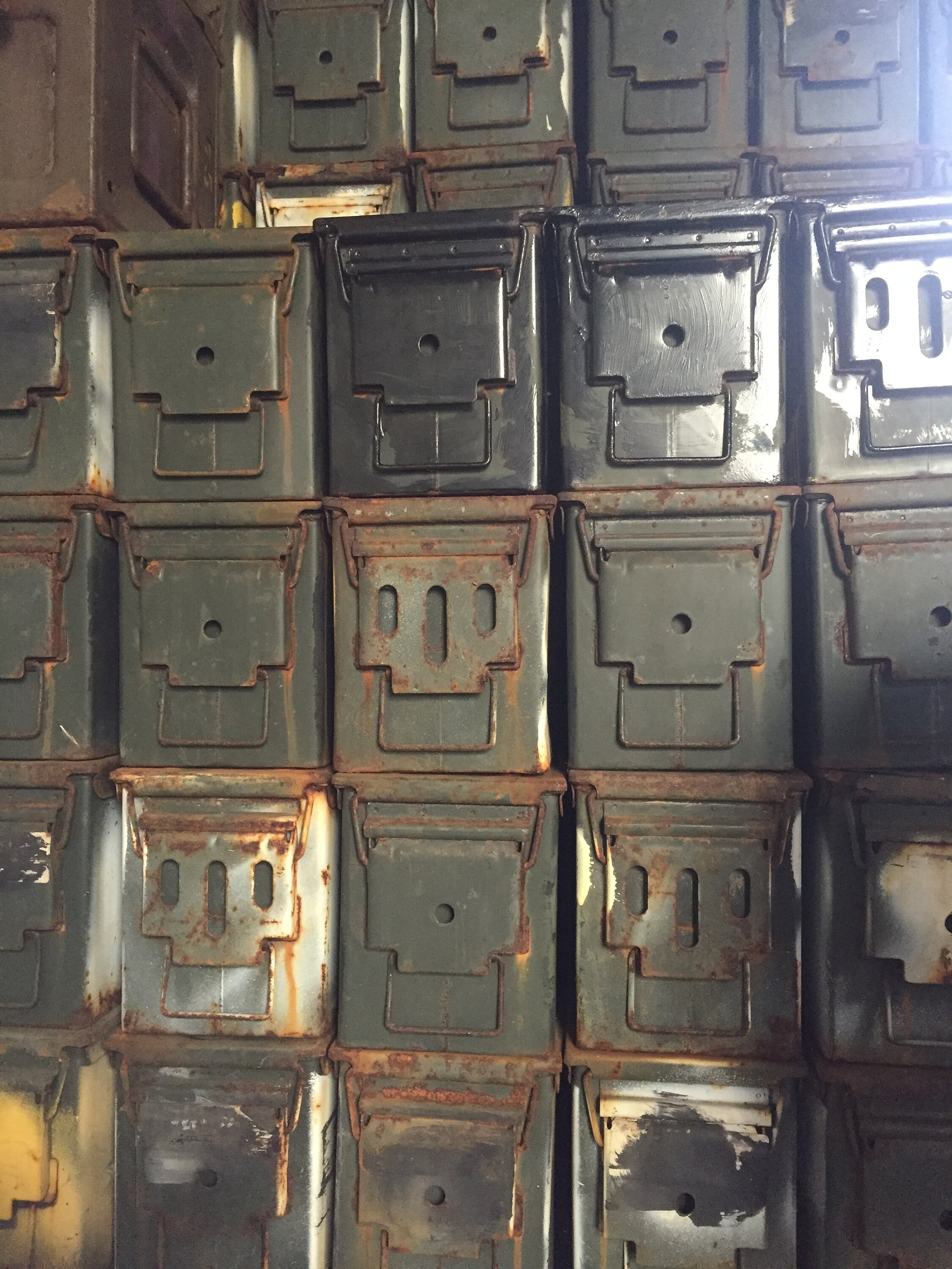 Genuine Ex Army Metal Ammo Box Vintage Stash Survival Reclaim Geocache ...