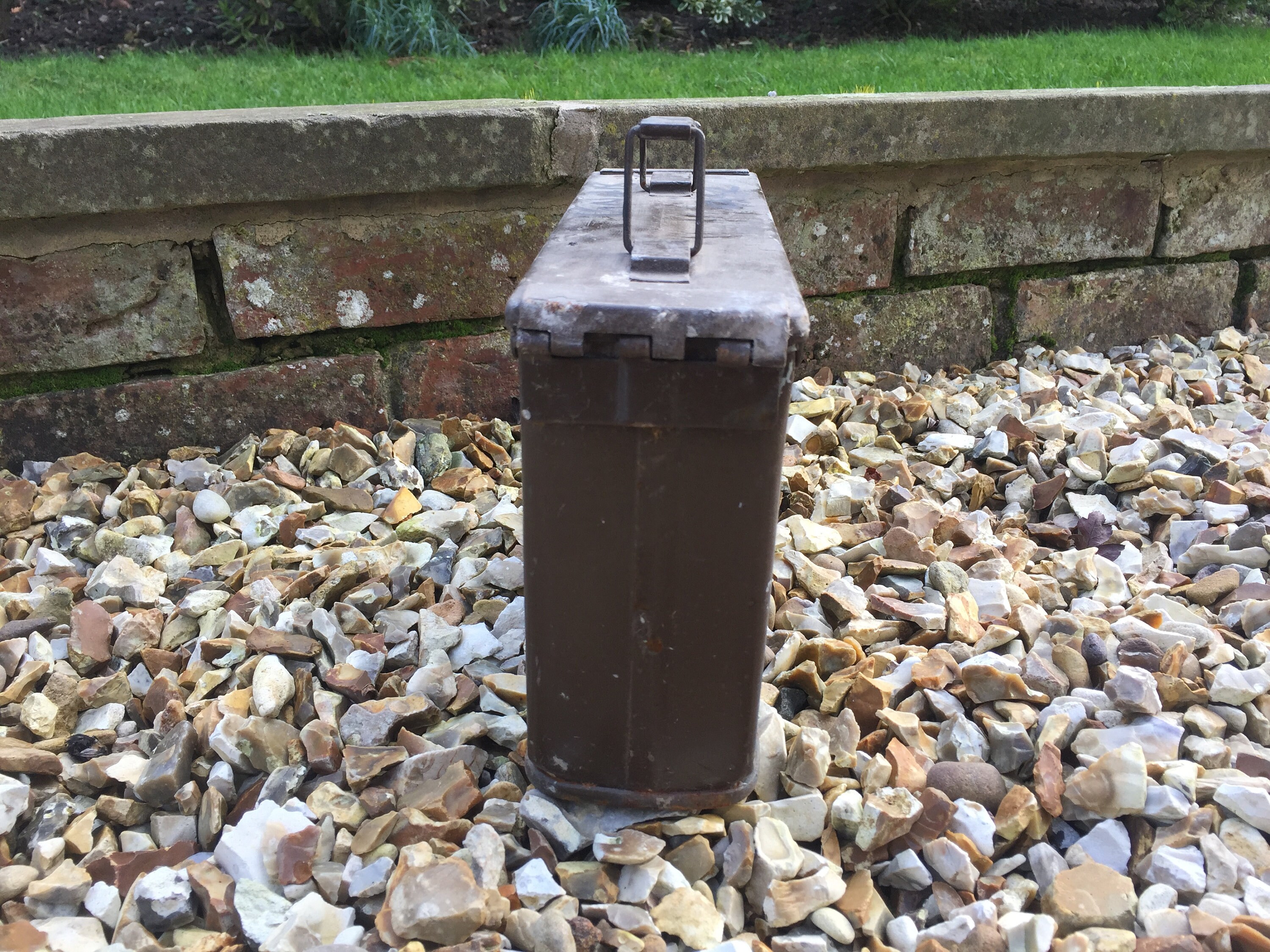 Genuine Ex Army Metal Ammo Box Vintage Stash Survival Reclaim Geocache ...