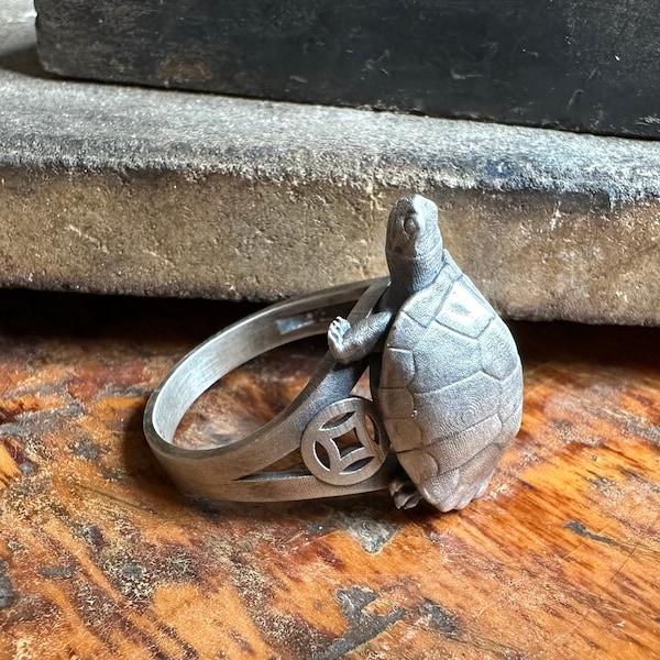 Turtle Ring - Etsy