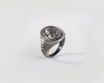 Catholic Signet Ring - Etsy