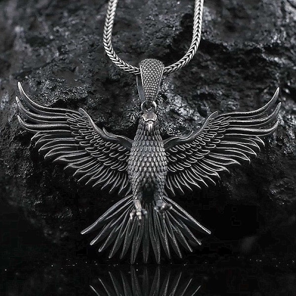 Eagle Necklace - Etsy