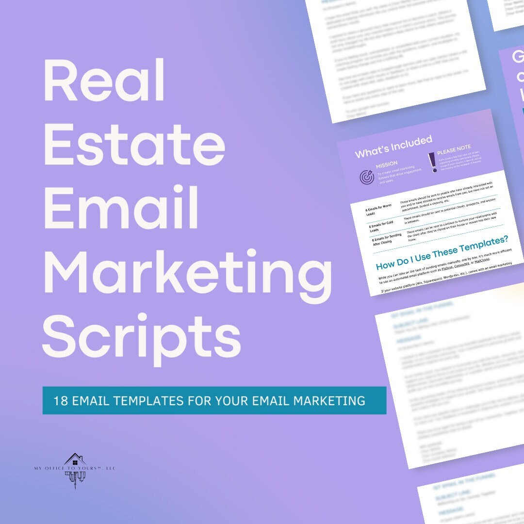 18 Real Estate Email Marketing Funnel Scripts for Cold Leads, Prospects ...