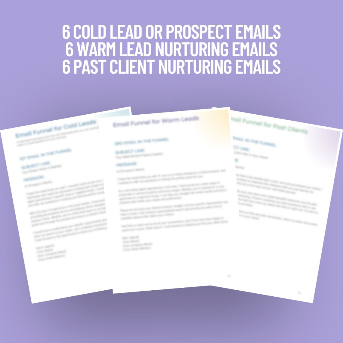 18 Real Estate Email Marketing Funnel Scripts for Cold Leads, Prospects ...