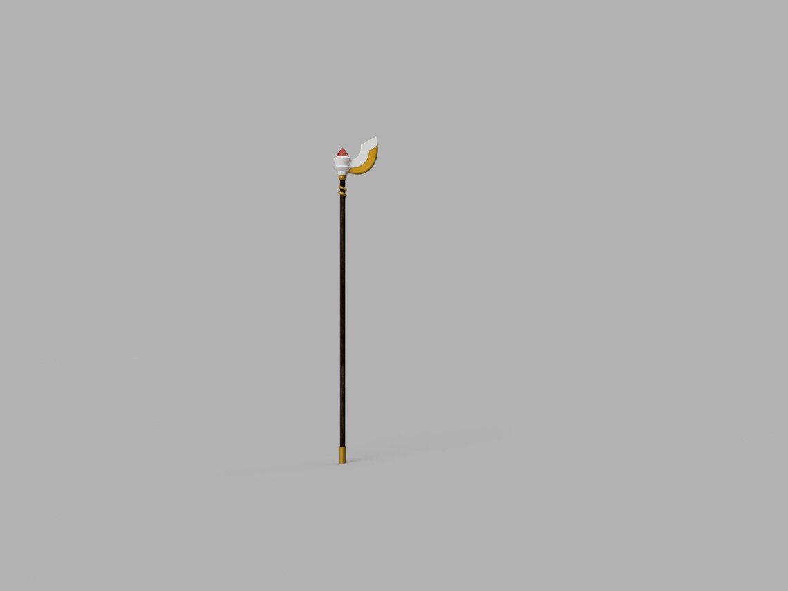 The Owl House Cosplay Golden Guard Staff 3D Print Model - Etsy