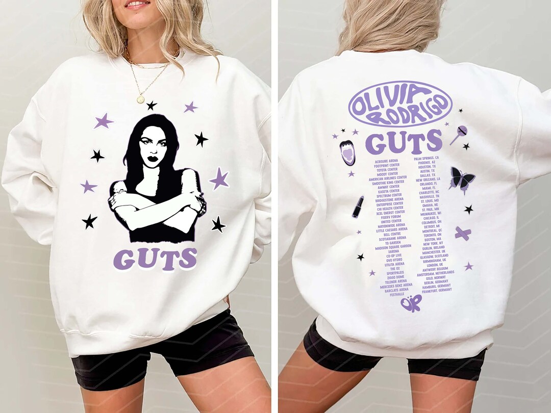 Olivia Rodrigo Guts PNG, Olivia Rodrigo Guts Merch, Guts Tour 2024 Png ...