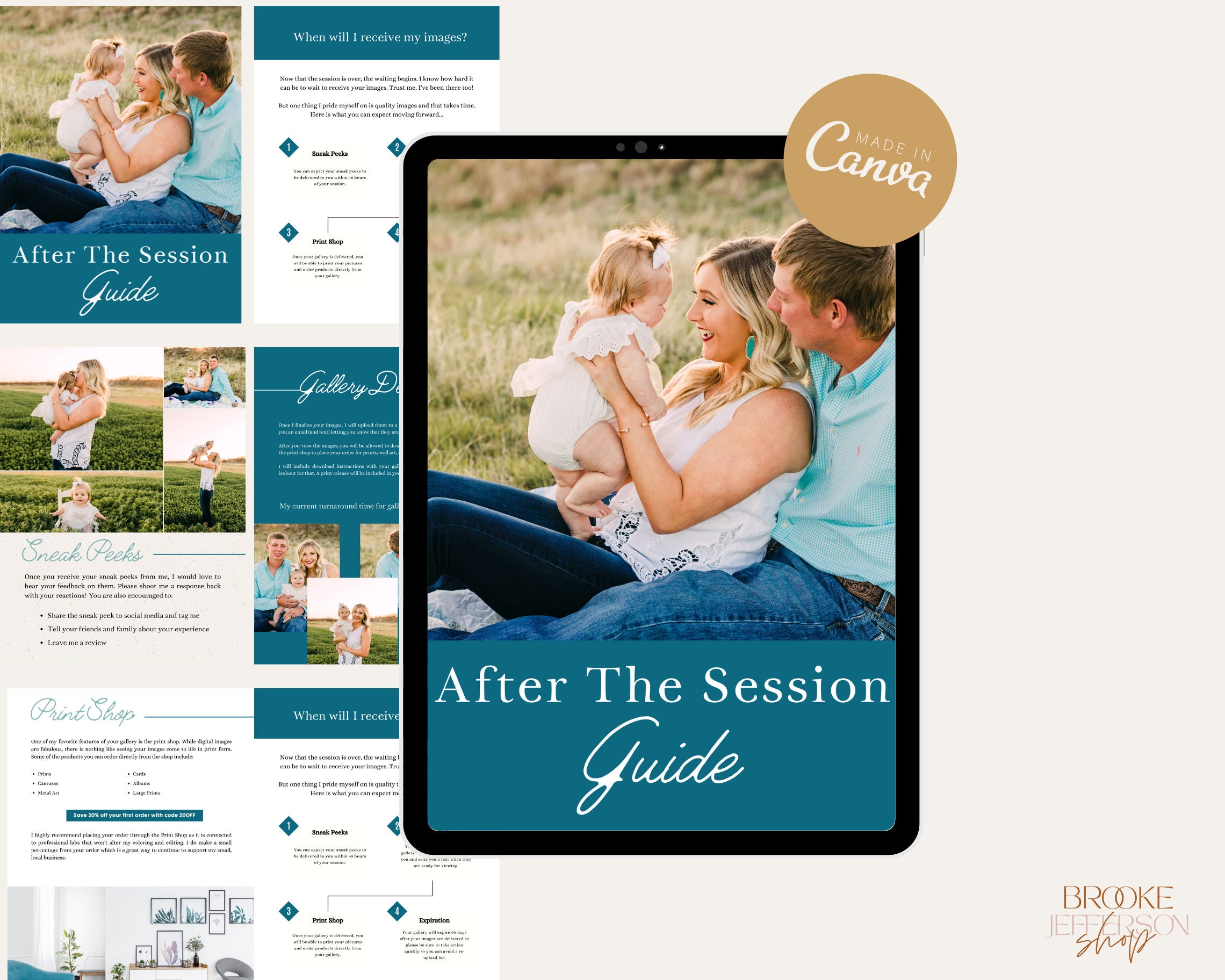 Photography Prep Guide | After the Session Instructions - Etsy