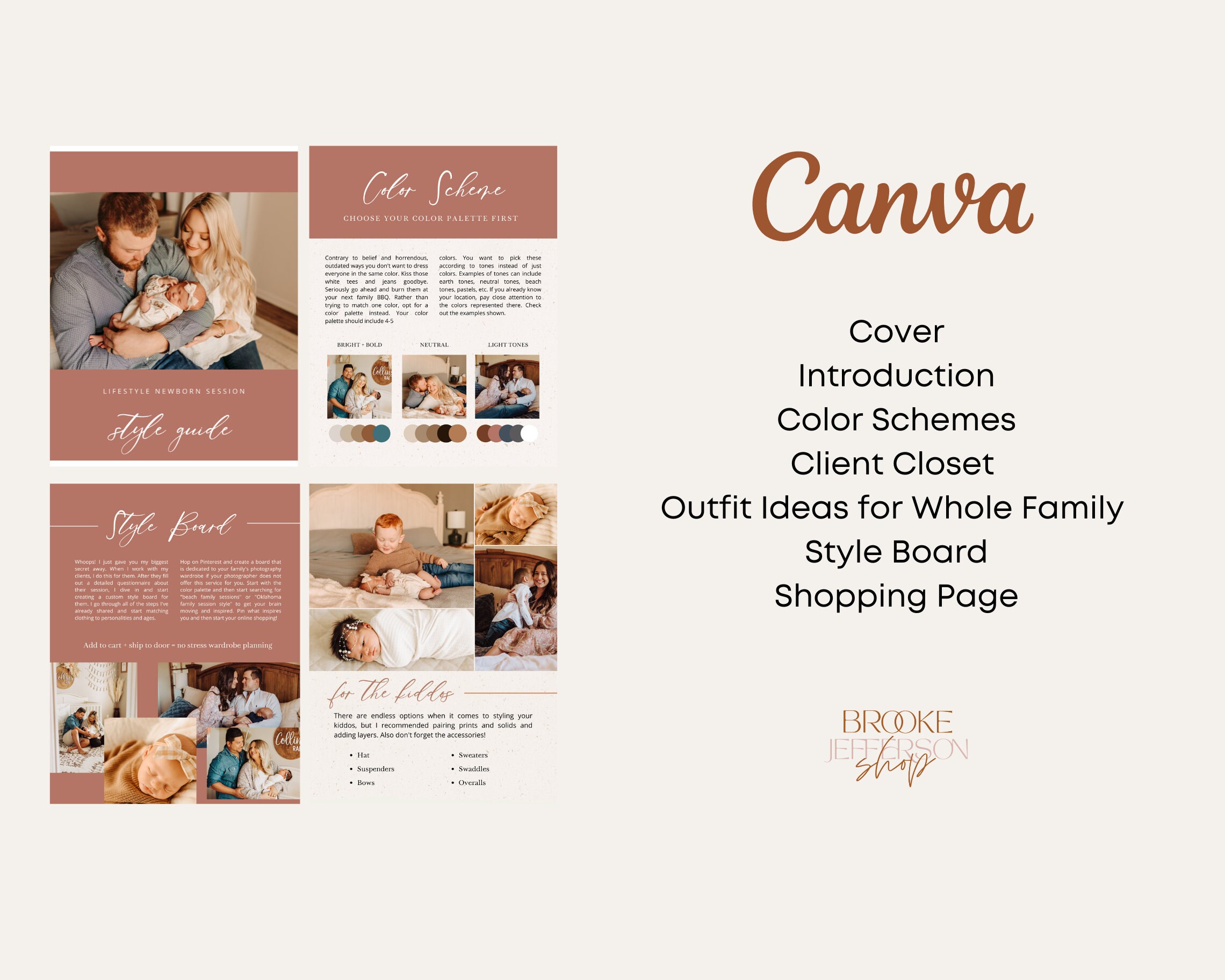 Photography Style Guide Editable Canva Template - Etsy