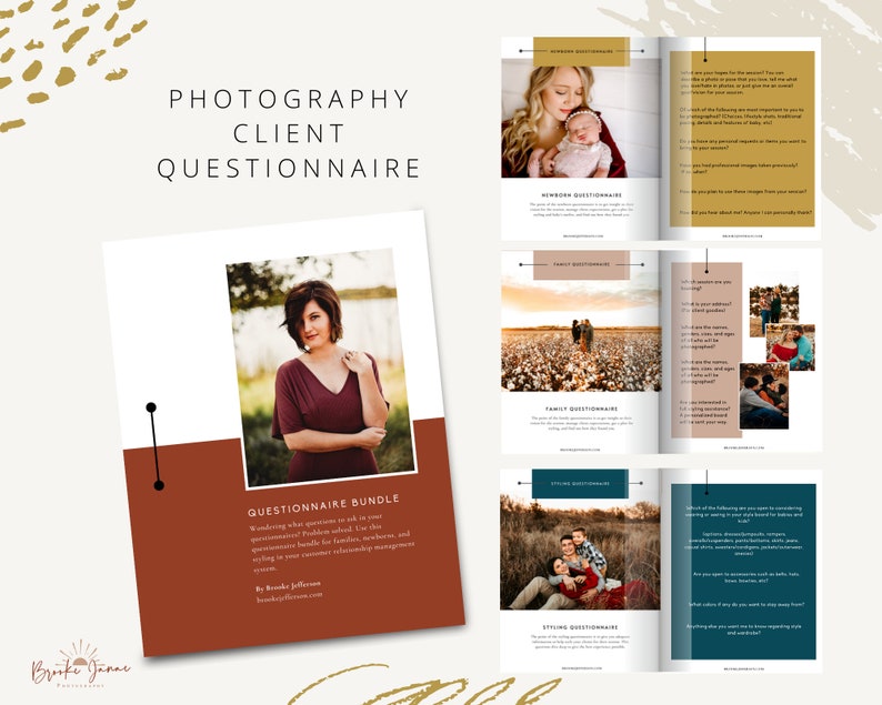 Photography Client Questionnaire Template for Canva - Etsy