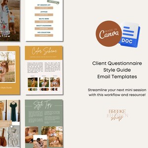 Mini Session Guide | Style Guide for Photographers - Etsy