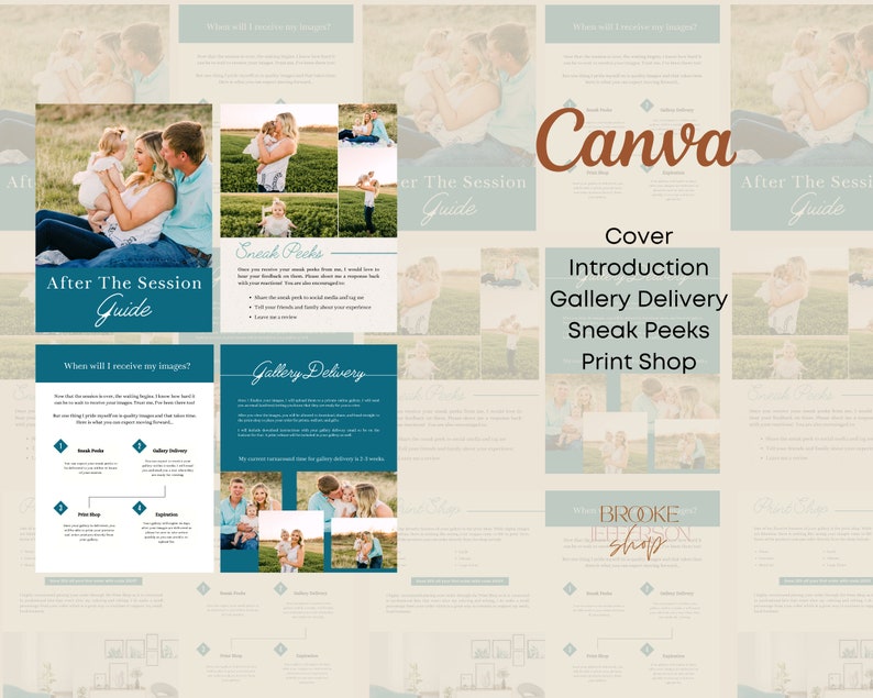 Photography Prep Guide | After the Session Instructions - Etsy