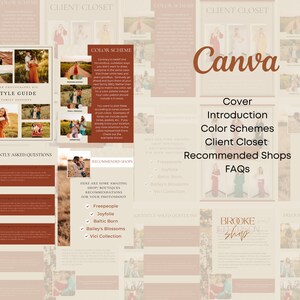 Photography Style Guide Canva Template for Photographers - Etsy