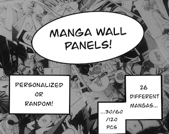 Manga Wall Panels | Etsy