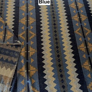 Wool Fabric by Meter / Southwestern / Printed Wool/ Soft Finish/ Native ...