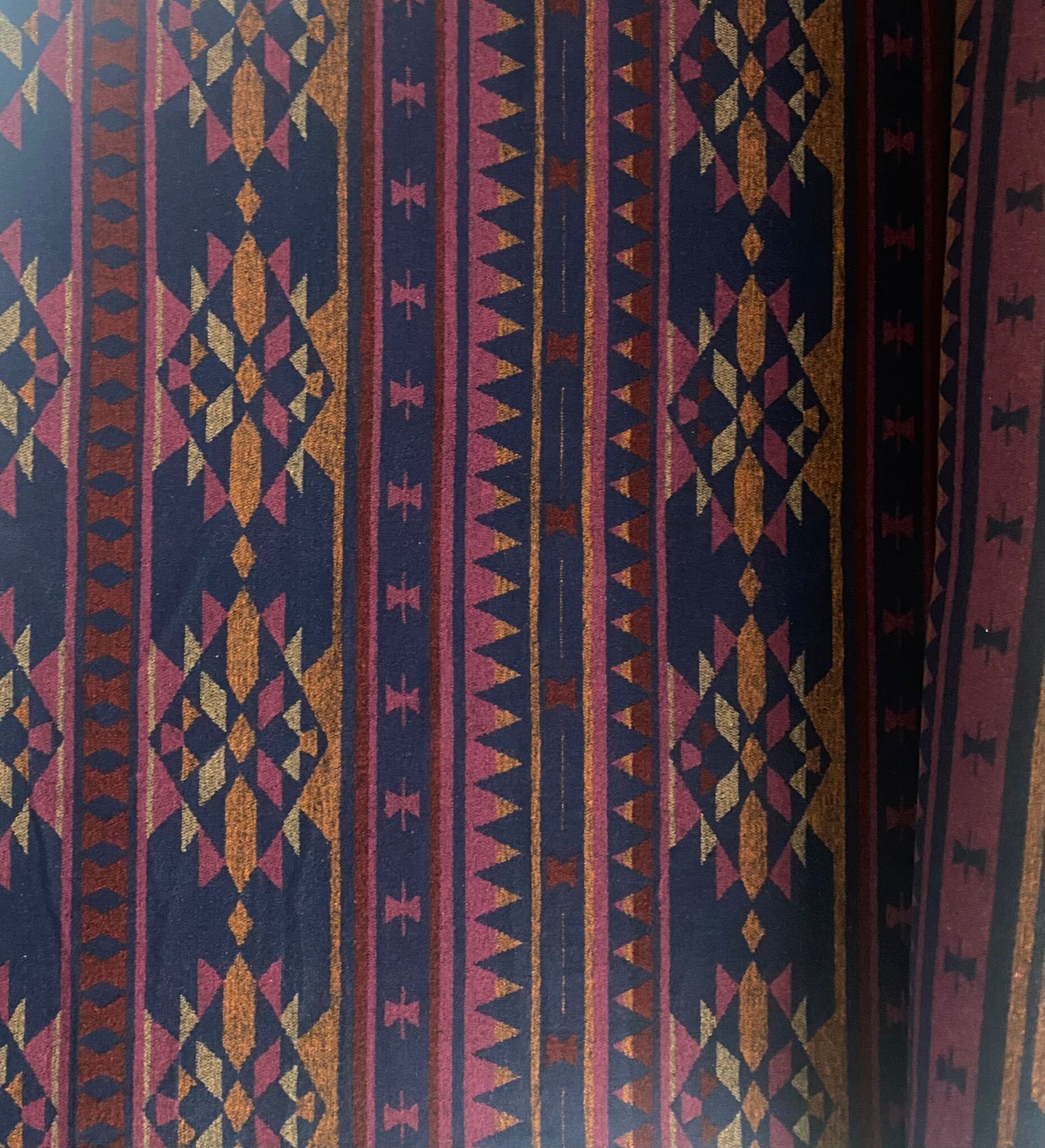Aztec Wool Fabric by Meter / Southwestern / Printed Wool/ Soft - Etsy
