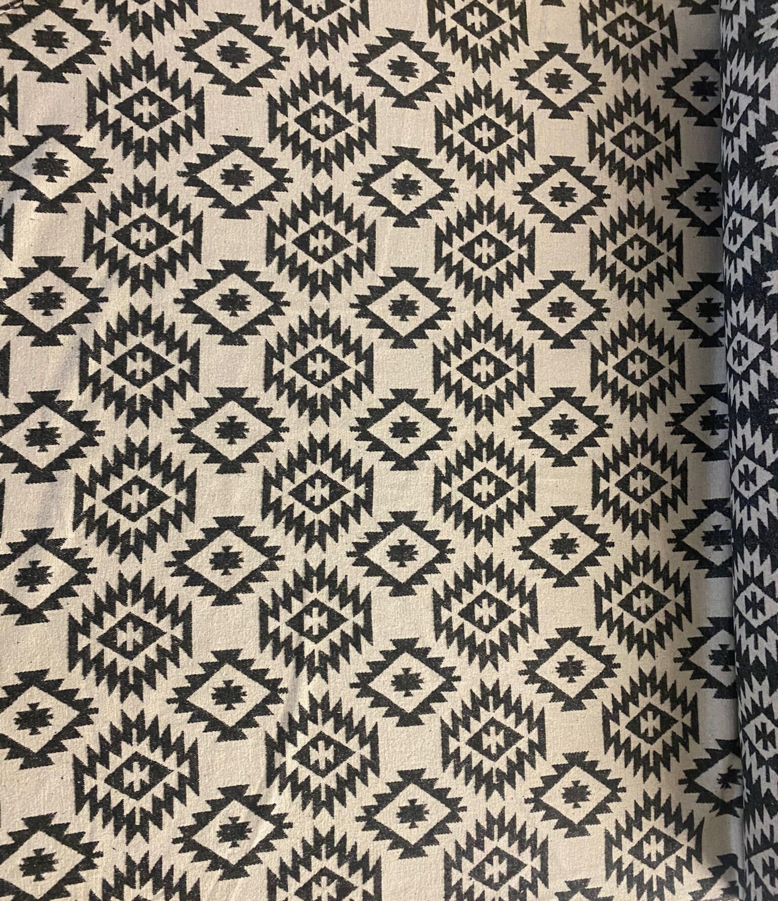 Aztec Wool Fabric by Meter / Southwestern / Printed Wool/ Soft - Etsy