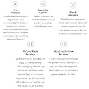 Sunbrella Stripe Outdoor Fabric/ Water Repllent/ UV Resistant/ Anti ...