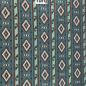 Wool Fabric by Meter / Southwestern / Printed Wool/ Soft Finish/ Native ...