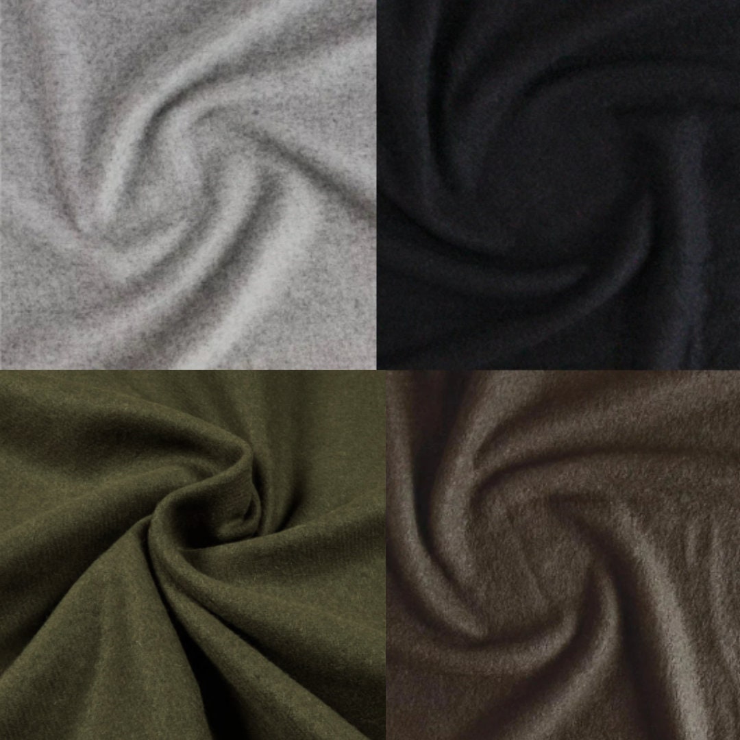 Melton Wool Fabric/ 100% Pure Wool/ Sold by Half a Meter/ - Etsy