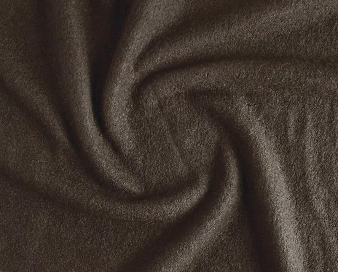 Melton wool fabric/ 100% pure wool/ sold by half a meter/ | Etsy