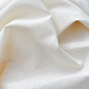 Unbleached Organic Muslin/ 100% Cotton/ 63" Wide/premium Grade /medium ...