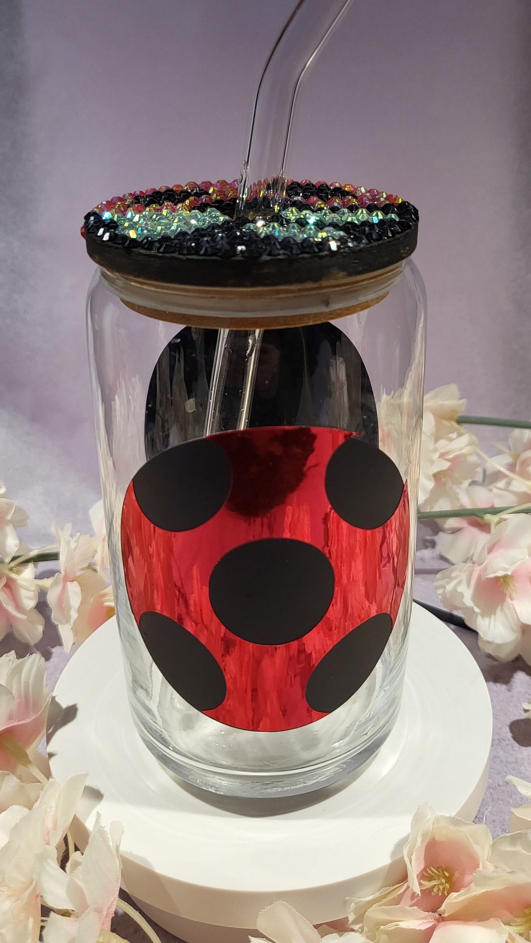 Made to Order! Miraculous Ladybug, Metallic, Holographic, Rhinestone ...