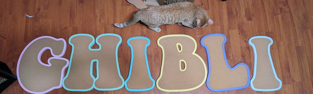 Custom Bubble Letter Alphabet Enamel Pin Board - Etsy